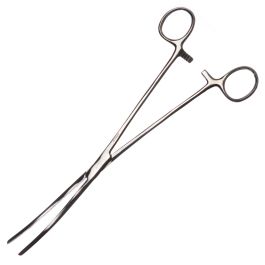10" Hemostat Clamp, Curved Jaw
