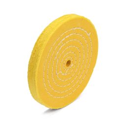 6" Treated Buffing Wheels- Cutting Action