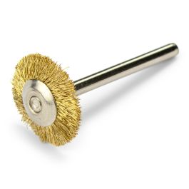 3/4" Wire Wheel, Brass, Crimped